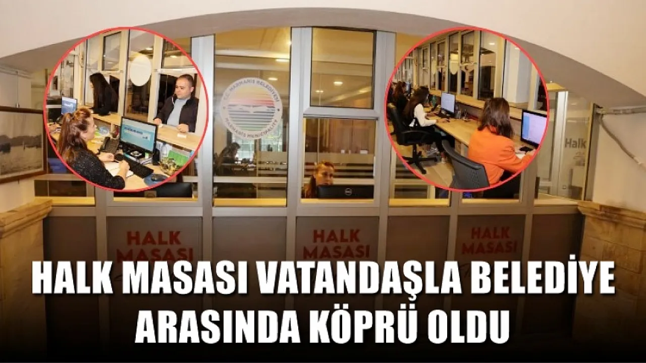 Halk Masası Vatandaşla Belediye Arasında Köprü Oldu Halk Masası Vatandaşla Belediye Arasında Köprü Oldu